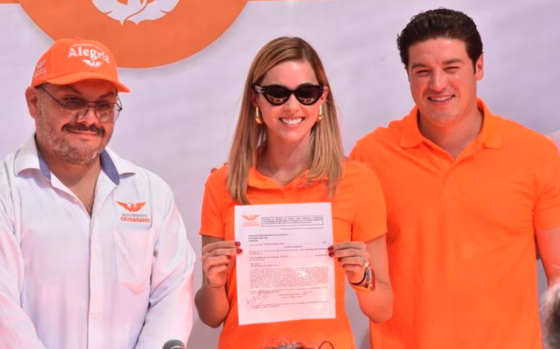 Mariana Rodríguez se registra como precandidata de MC para ser ...