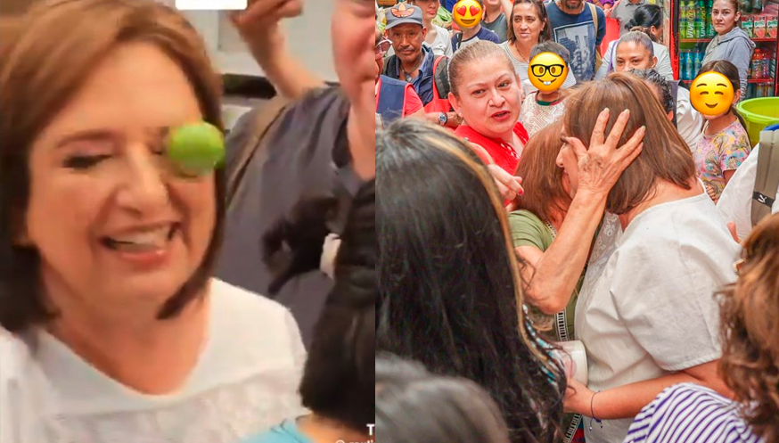 VIDEO: Le lanzan limonazo a Xóchitl Gálvez en mercado de CDMX – No Me ...